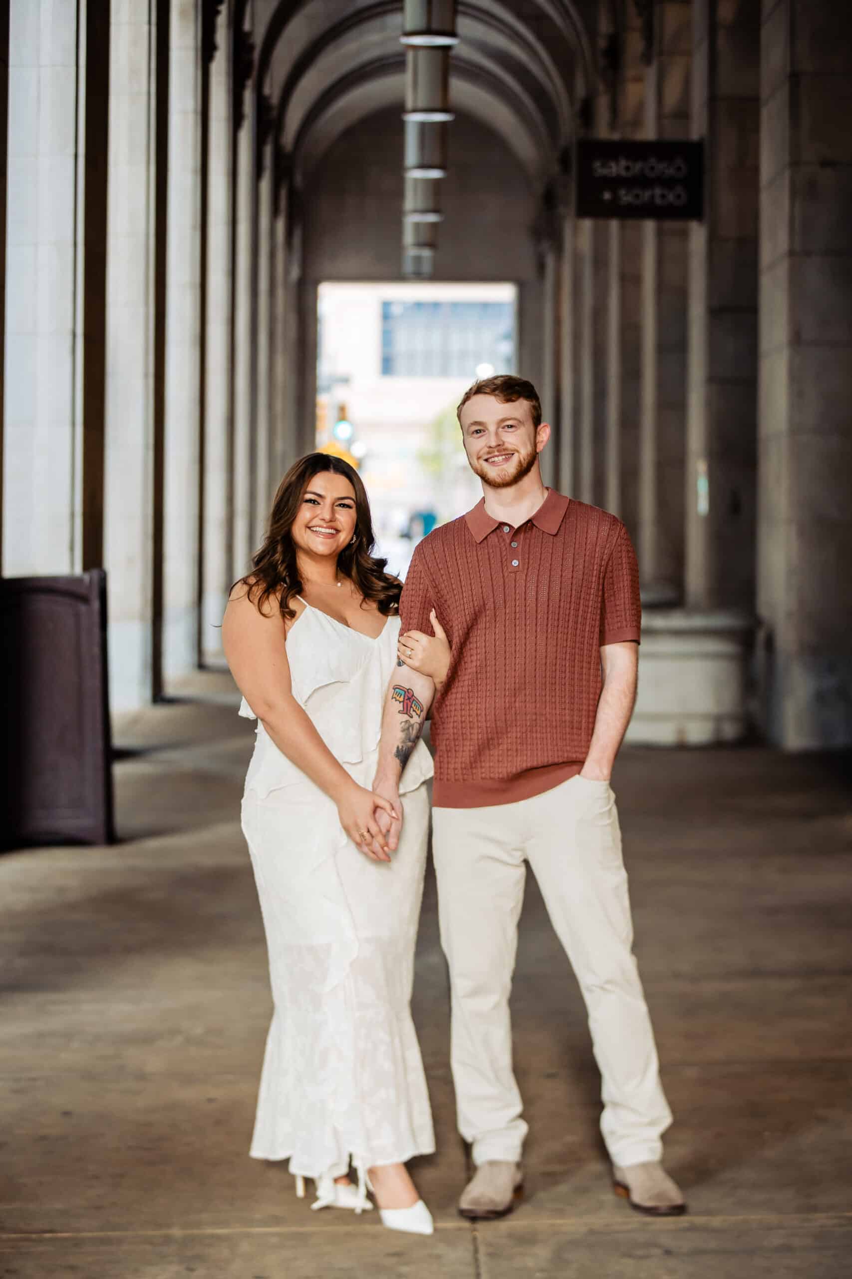 Sarah & Rob's Engagement in Center City
