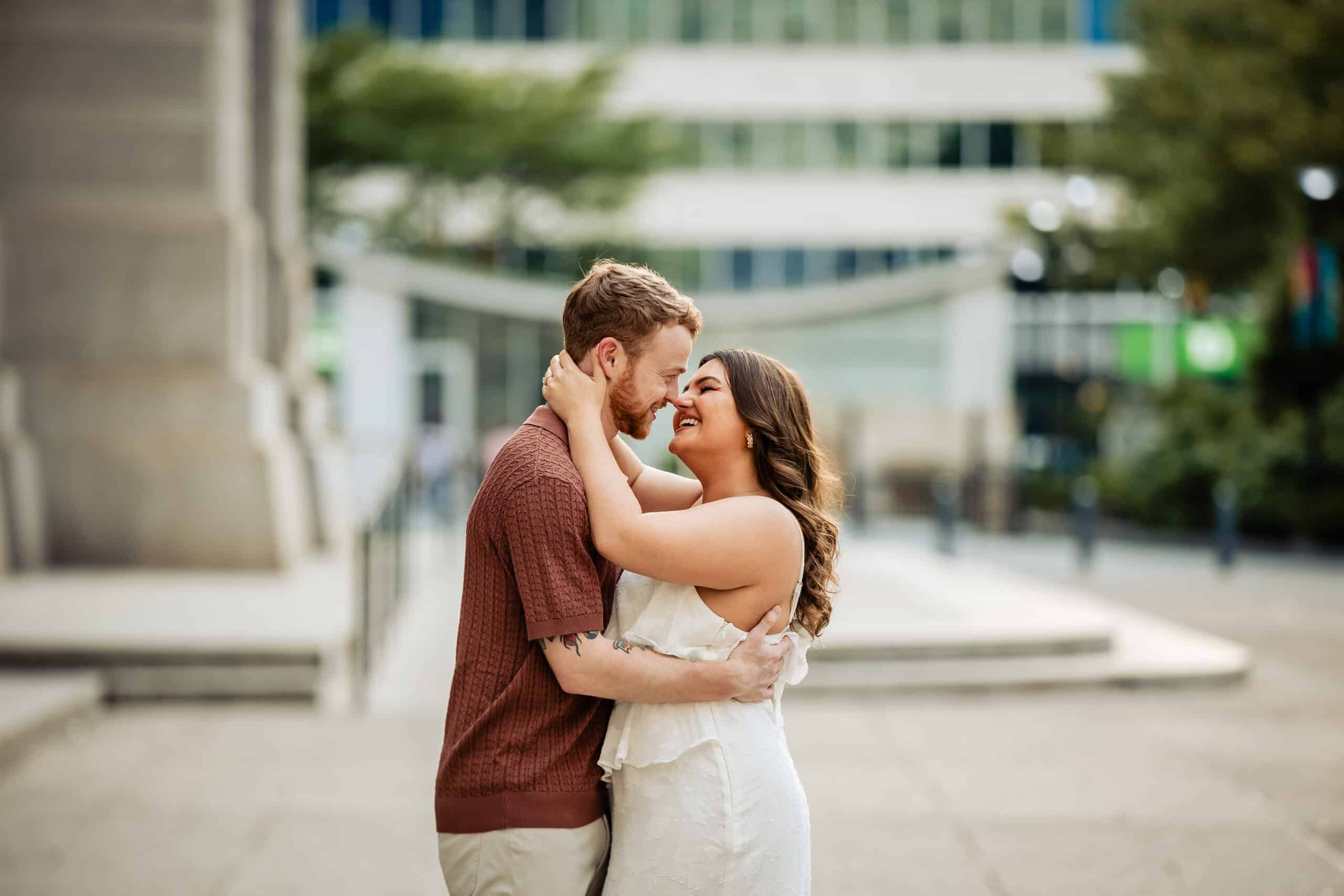 Sarah & Rob's Engagement in Center City
